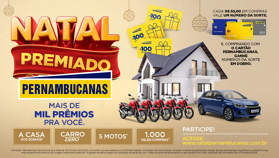 Promoção Pernambucanas Natal Premiado 2025 | Portal da Promo