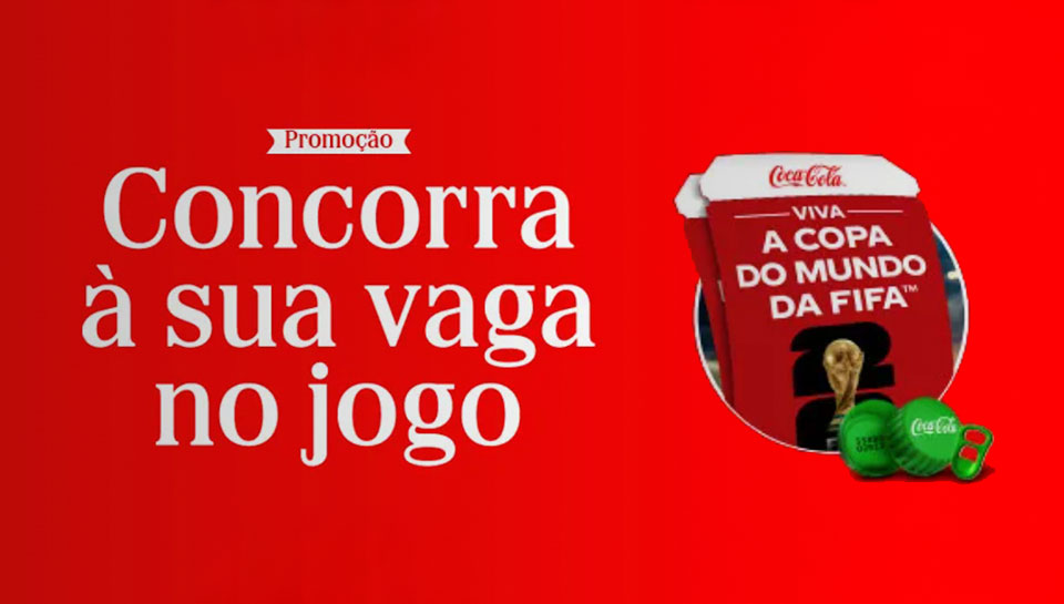 Promoção Coca-Cola Concorra à sua vaga no jogo | Portal da Promo
