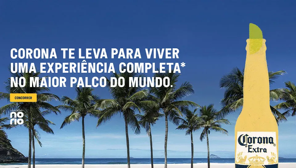 Promoção Corona Viva o Maior Palco do Mundo em Copacabana 2026 | Portal ...