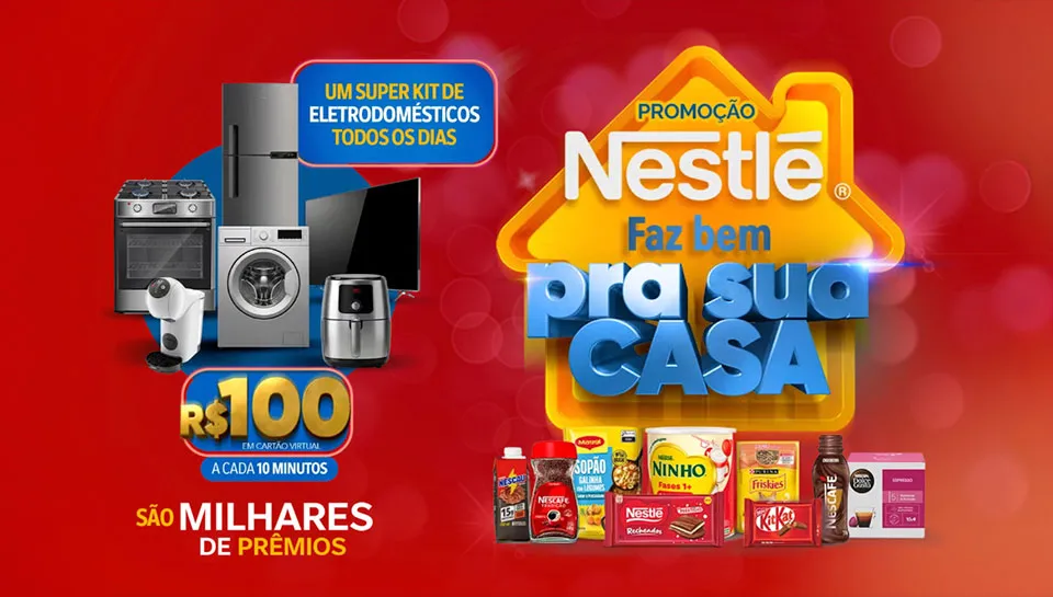 Promoção Nestlé Faz Bem pra Sua Casa 2026 | Portal da Promo
